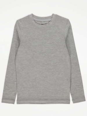 Grey Base Layer Long Sleeve Top | Sale & Offers | George at ASDA