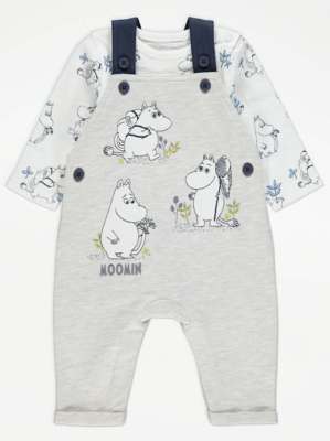 Moomins Character Print Top and Dungarees Outfit | Baby | George at ASDA