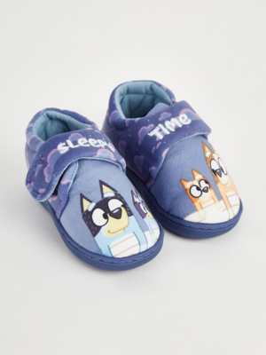 Bluey Purple Character Print Cupsole Slippers | Kids | George at ASDA