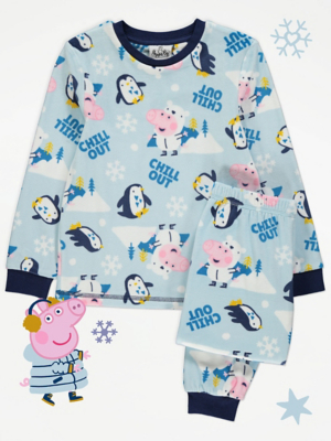 Peppa Pig George Pig Blue Ice Caps Arctic Pyjamas | Kids | George at ASDA