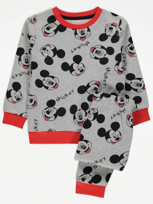 Disney Mickey Mouse Character Grey Pyjamas | Kids | George at ASDA