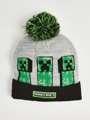 Minecraft Creeper Bobble Hat | Kids | George at ASDA