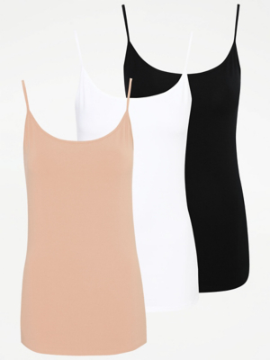 Basic Cami Tops 3 Pack | Women | George at ASDA