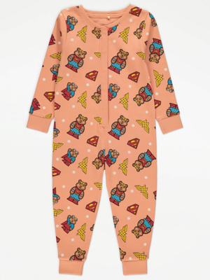 Easy On Children In Need Pudsey Orange Superhero Onesie | Kids | George ...