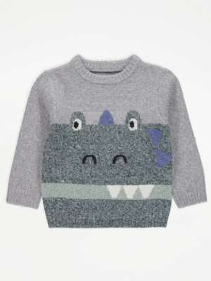 Brown Knitted Animal Jumper | Kids | George at ASDA