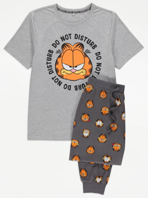 Garfield Character Print Grey Pyjamas | Men | George at ASDA