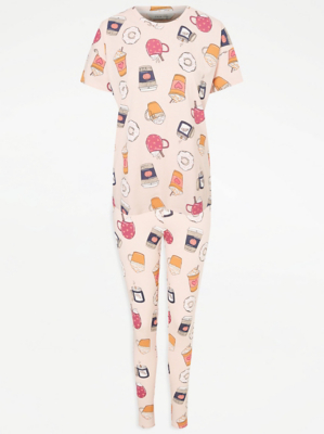 Pink Coffee and Breakfast Pyjamas | Women | George at ASDA