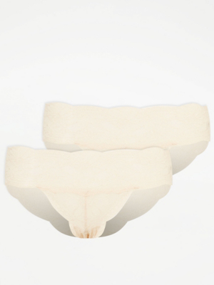 Nude Lace Bandeau Knickers 2 Pack | Women | George at ASDA