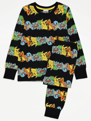 Pokemon Black Character Pyjamas | Kids | George at ASDA