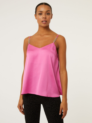 Pink Bling Strap Cami Top | Sale & Offers | George at ASDA