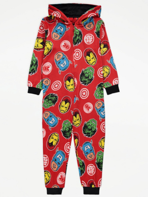 Marvel Superhero Black Speckle Pyjamas | Kids | George at ASDA