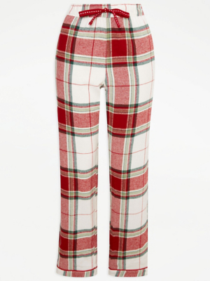 Red Checked Woven Pyjamas | Women | George at ASDA