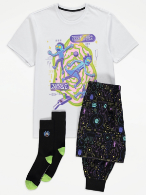 Rick and Morty Scientist Pyjamas Gift Set | Men | George at ASDA