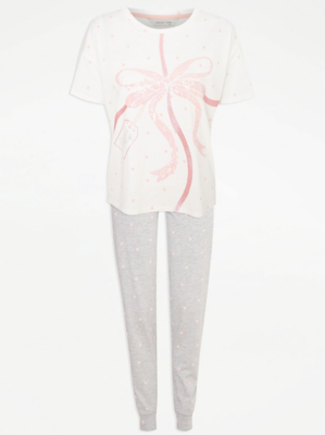 Sequin Gift Design Pyjamas | Women | George at ASDA