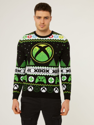 Xbox Black Fairisle Christmas Jumper | Men | George at ASDA
