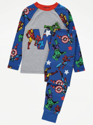 Marvel Superhero Alphabet Letter W Pyjamas | Kids | George at ASDA
