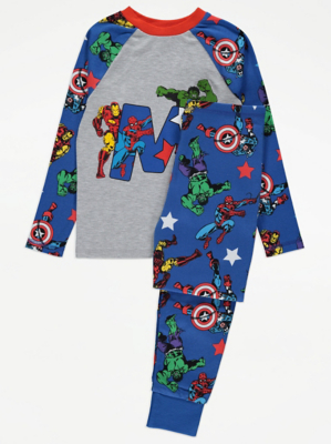 Marvel Superhero Alphabet Letter M Pyjamas | Kids | George at ASDA