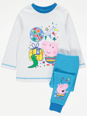 Peppa Pig George Pig I Am 1 Birthday Pyjamas | Kids | George at ASDA