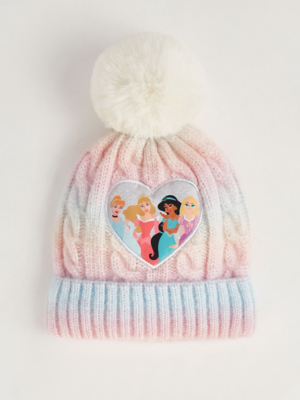 Disney Princess Pom Pom Beanie Hat | Kids | George at ASDA