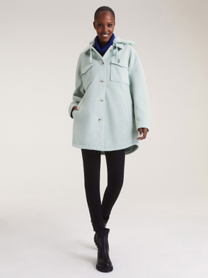 Green Hooded Shacket | Women | George at ASDA