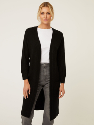 Black Knitted Maxi Cardigan | Women | George at ASDA