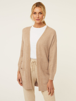 Tan Knitted Longline Cardigan | Women | George at ASDA