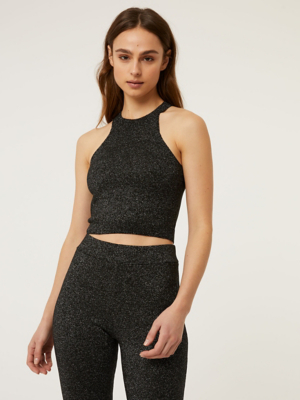 Gold Metallic Jacquard Top | Women | George at ASDA