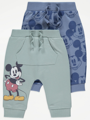 Disney Mickey Mouse Joggers 2 Pack | Baby | George at ASDA