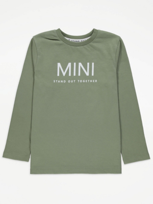 KIN Khaki Mini Slogan Print Top | Collections | George at ASDA