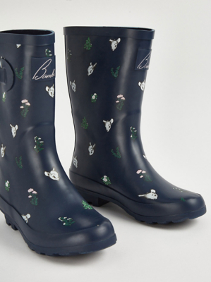 Disney Bambi Navy Wellington Boots | Women | George at ASDA