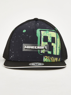 Minecraft Creeper Character Print Cap | Kids | George at ASDA