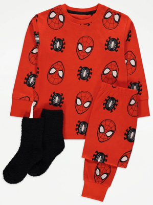 Marvel Spider-Man Miles Morales Graphic Print Pyjamas | Kids | George ...