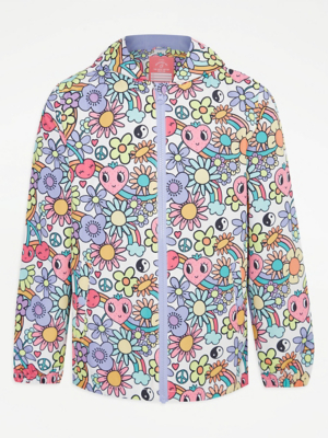 Bright Cartoon Print Hooded Rain Mac | Kids | George at ASDA