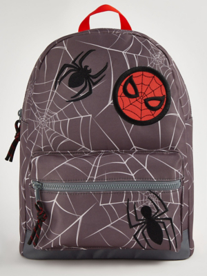 Marvel Spider-Man Grey Backpack | Kids | George at ASDA
