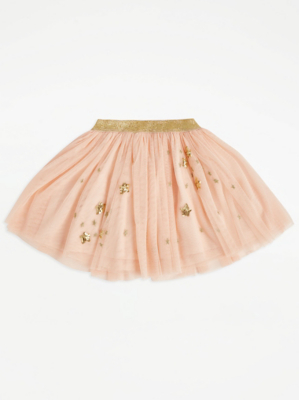Peach Star Print Tutu | Kids | George at ASDA