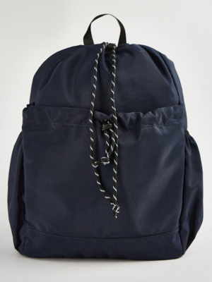 Navy Drawstring Backpack | Men | George at ASDA
