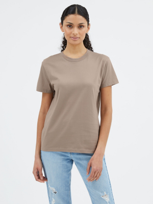 Stone Regular Fit Cotton T-Shirt | Women | George at ASDA