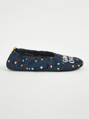 Pac-Man Game Over Slogan Print Slippers | Men | George at ASDA