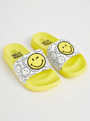 SMILEYWORLD Yellow Sliders | Kids | George at ASDA