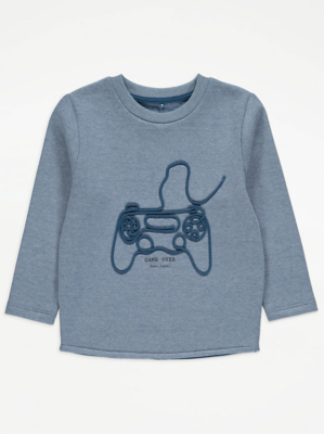 Blue Gaming Controller Cornelli Sweat | Kids | George at ASDA