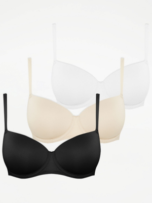 Balcony Bras 3 Pack | Lingerie | George at ASDA