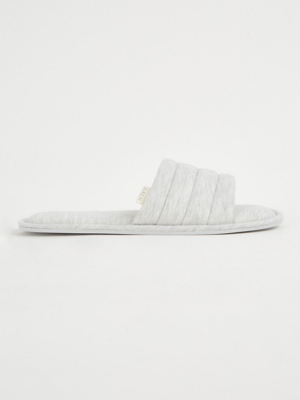 Grey Slider Slippers | Lingerie | George at ASDA