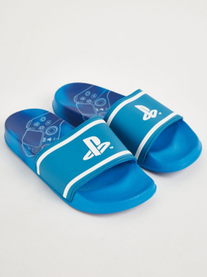 PlayStation Blue Sliders | Kids | George at ASDA
