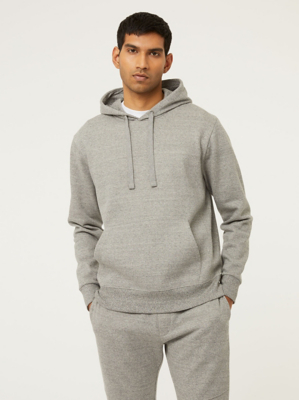 Grey Jersey Drawstring Hoodie | Men | George at ASDA