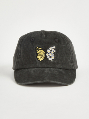Black Denim Butterfly Cap | Kids | George at ASDA