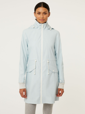 Blue Longline Rain Mac | Women | George at ASDA
