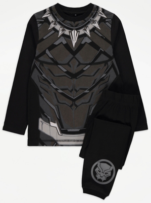 Marvel Black Panther Character Black Pyjamas | Kids | George at ASDA
