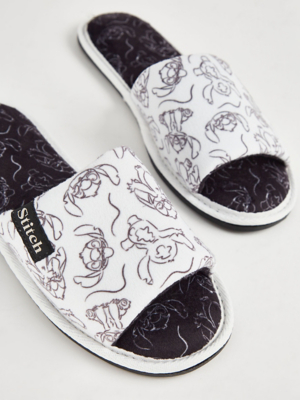 Disney Lilo & Stitch Character Print Slider Slippers | Women | George ...