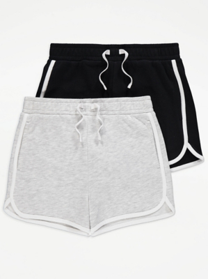Grey Runner Shorts 2 Pack | Kids | George at ASDA