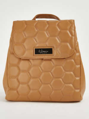 Disney Winnie The Pooh Tan Quilted Rucksack | Women | George at ASDA